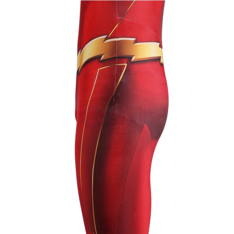 Kids TF season 8 Barry Allen Cosplay Jumpsuit - CosSuits