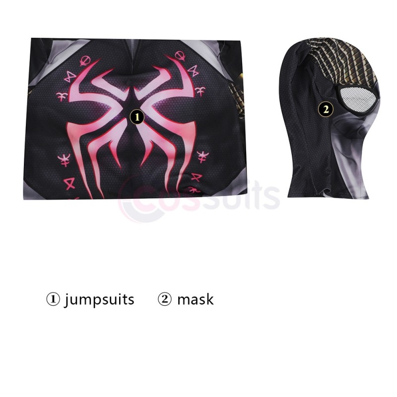Kids Midnight Suns Spider Man Cosplay Costume - CosSuits