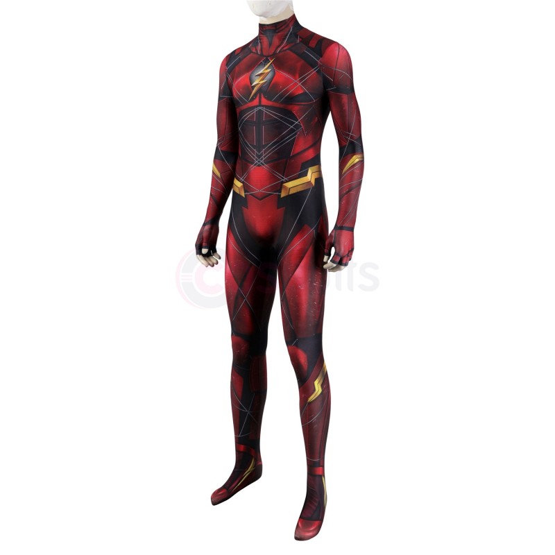 Justice League Barry Allen Cosplay Costumes For Halloween - CosSuits