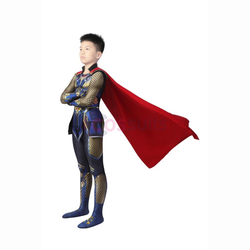 Kids Thor Love And Thunder Cosplay Costume Thor Spandex Printed Suit ...