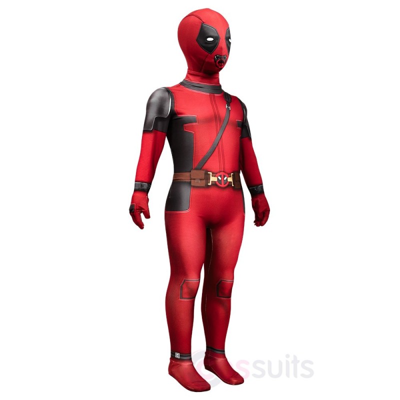Baby Deadpool Cosplay Costumes Kids Deadpool 3 Cosplay Suit - CosSuits
