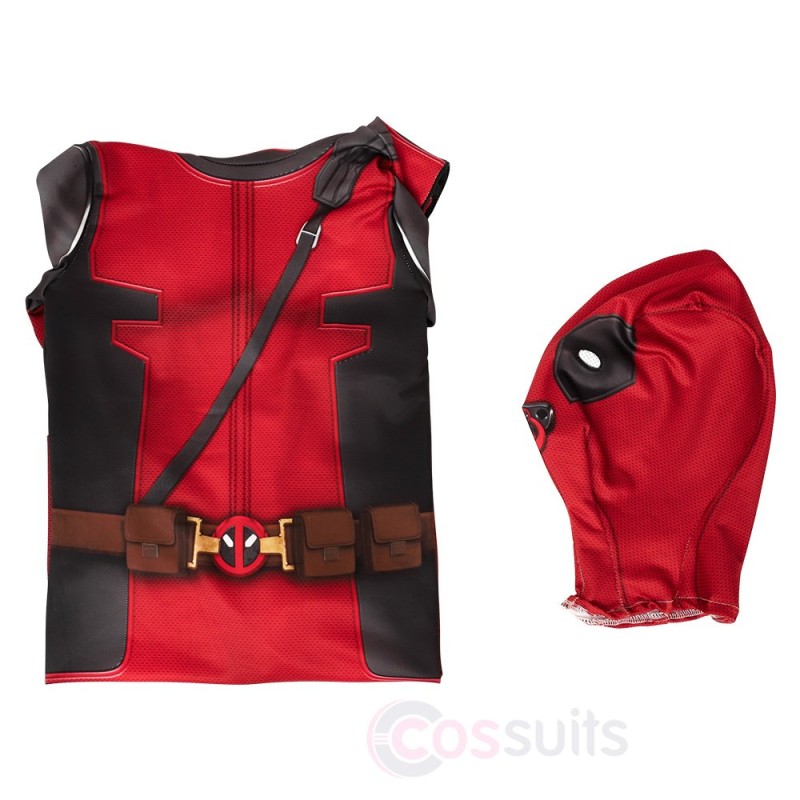 Baby Deadpool Cosplay Costumes Kids Deadpool 3 Cosplay Suit - CosSuits