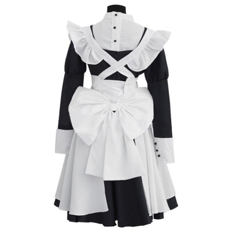 Mey-Rin Maid Dress Cosplay Outfit for Halloween and Carnivals - CosSuits