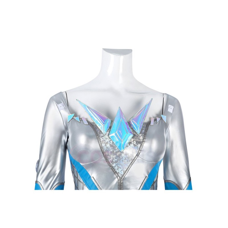 Marvel Rivals Emma Frost White Queen Cosplay Costume Elegant White Suit ...