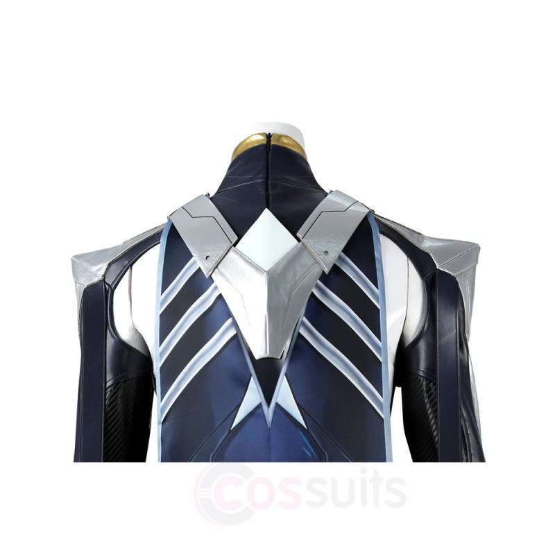 Deluxe Marvel Rivals Storm Cosplay Costume Black Superhero Halloween ...