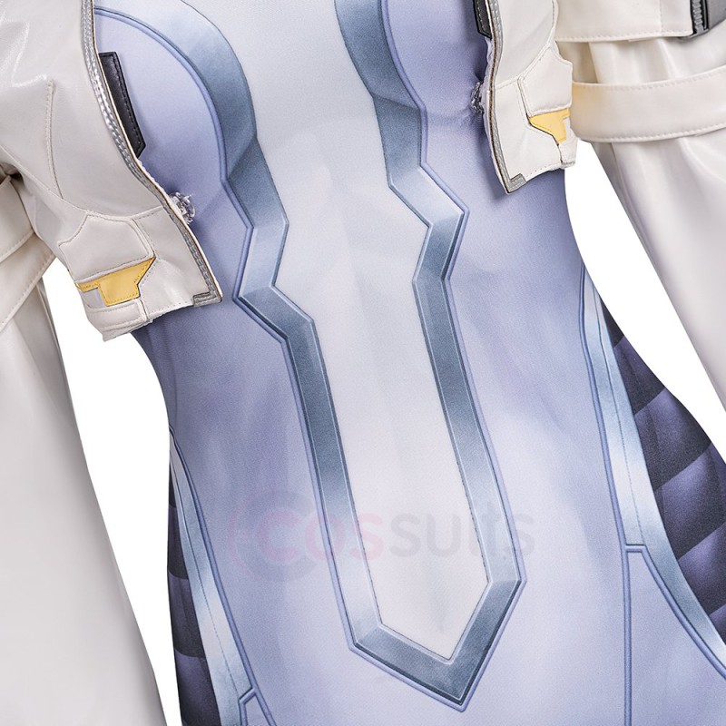 Marvel Rivals Lightforce Dagger White Suit Cosplay Costume Bright Hero ...