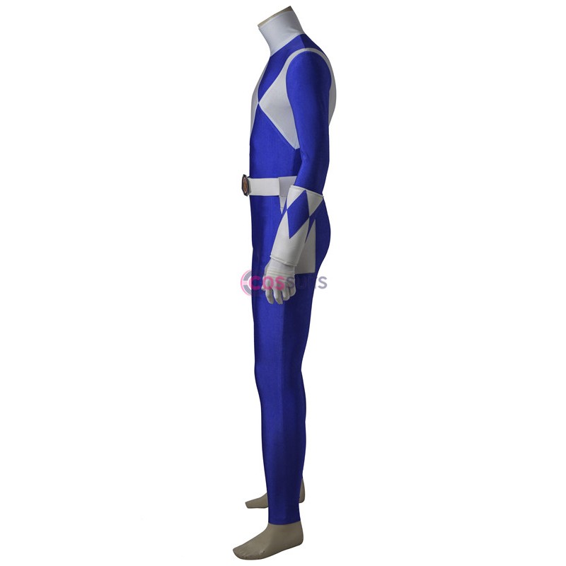 Mighty Morphin Power Rangers Billy Cranston Blue Ranger Cosplay Costume ...
