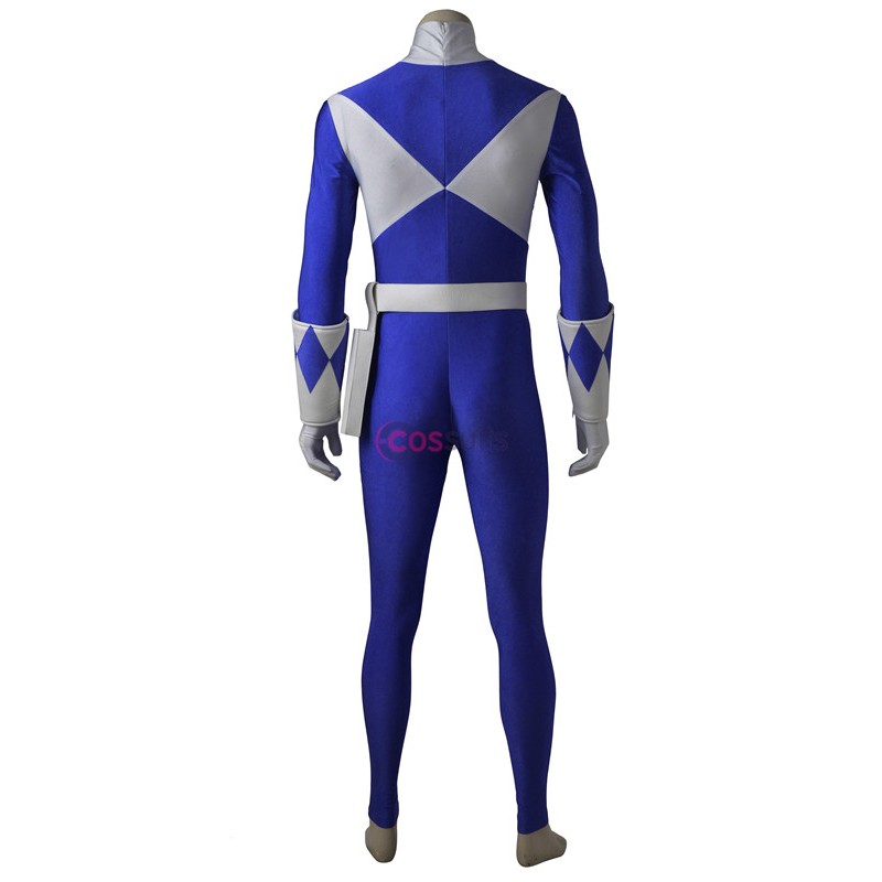 Mighty Morphin Power Rangers Billy Cranston Blue Ranger Cosplay Costume ...