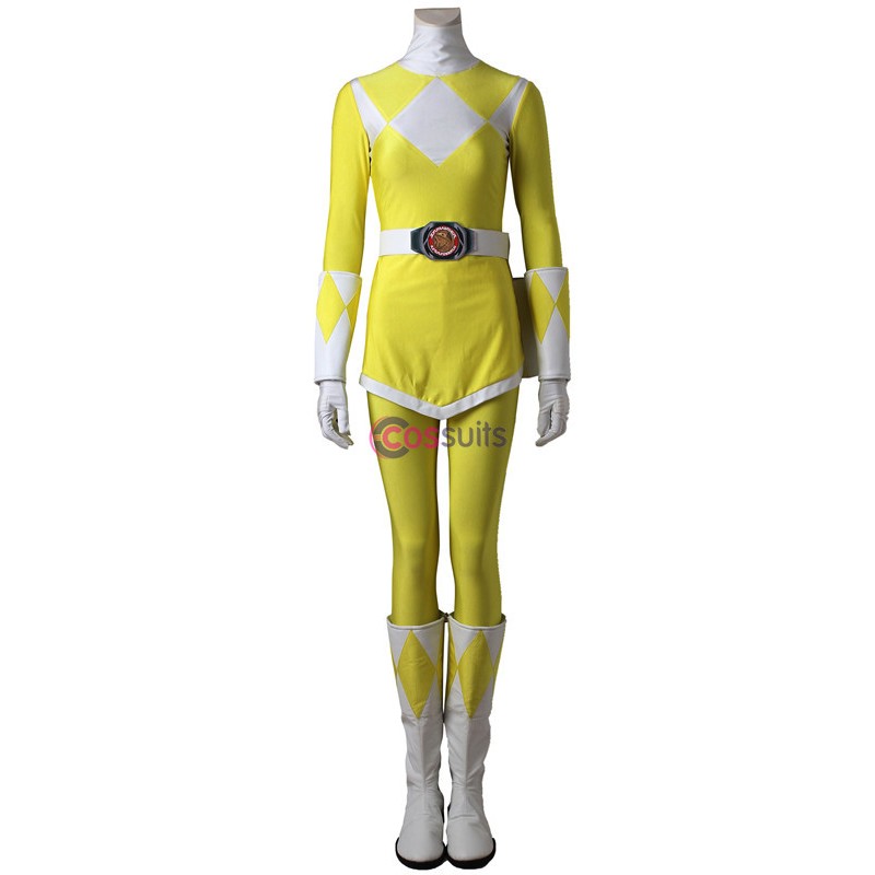 Mighty Morphin Power Rangers Trini Kwan Yellow Ranger Cosplay Costume ...