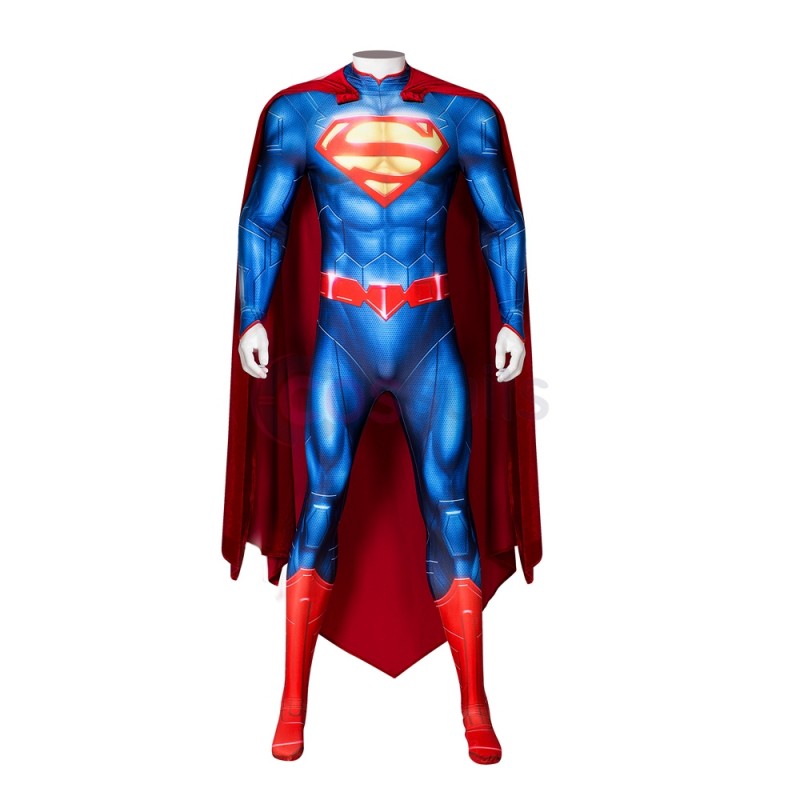 New Super Hero Clark Cotton Cosplay Costumes Jumpsuits - CosSuits