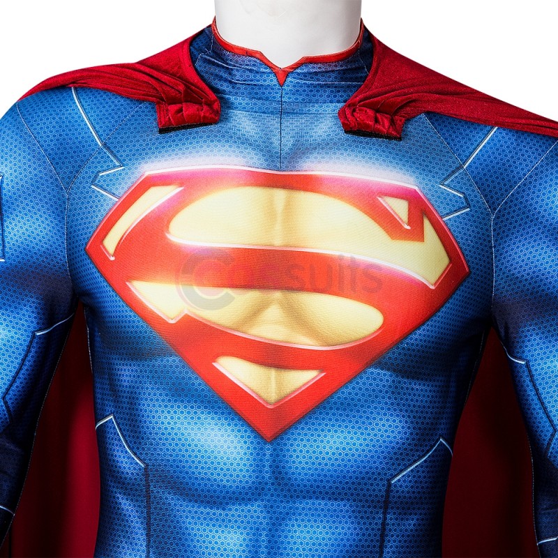 New Super Hero Clark Cotton Cosplay Costumes Jumpsuits - CosSuits