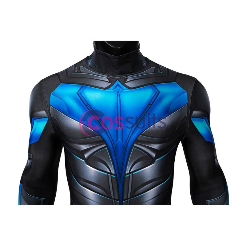 New Dick Grayson Costume Dick Grayson Cosplay Jumpsuit - CosSuits