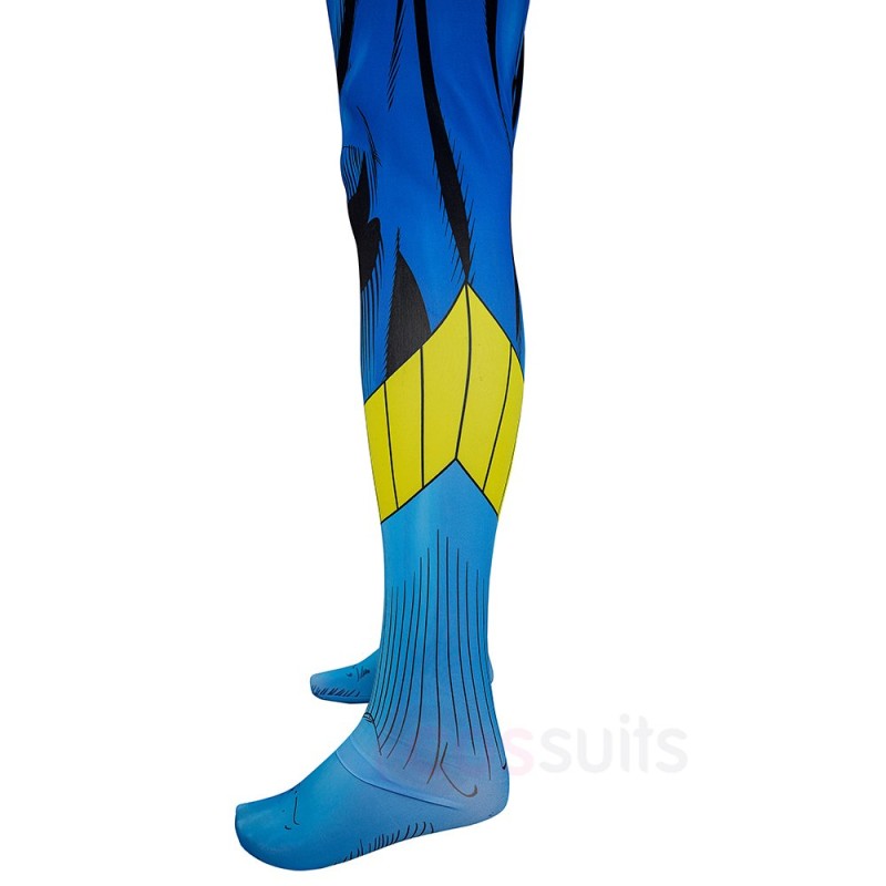 Nightwing Cosplay Costume Blue Jumpsuit New Titans Superhero Halloween ...
