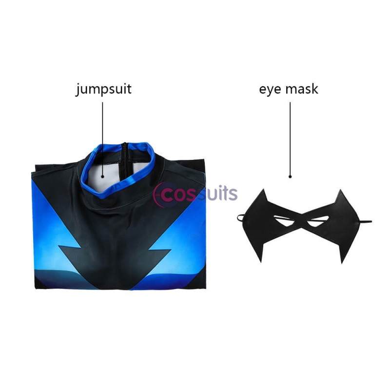 Dick Grayson Costume Under The Red Hood Richard Grayson Zentai Jumpsuit ...