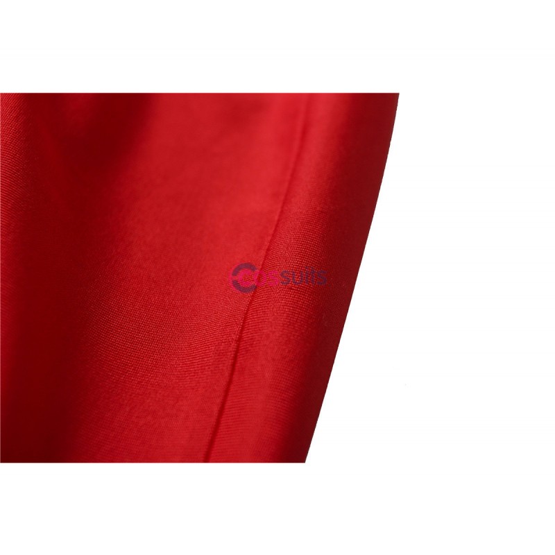 Red Ranger Cosplay Costume Mighty Morphin Power Rangers Cosplay Suit ...