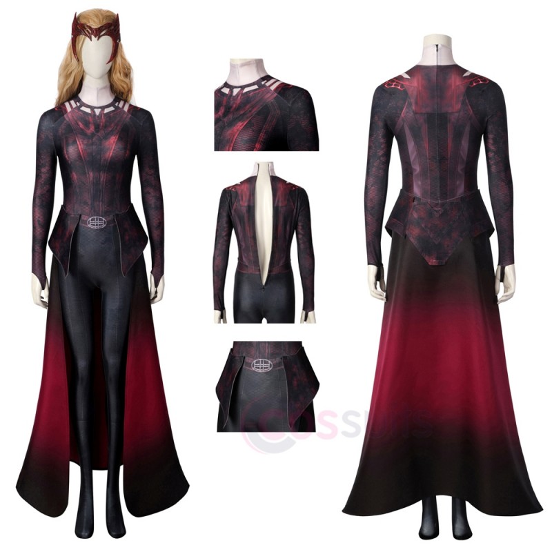 Doctor Strange in the Multiverse of Madness Wanda Scarlet Witch Cosplay ...