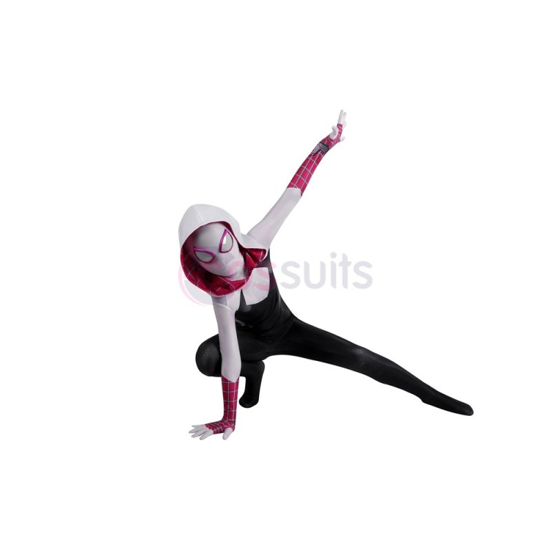 Ready To Ship - Kids Girls Gwen Stacy Cosplay Costume Spider-Man ...