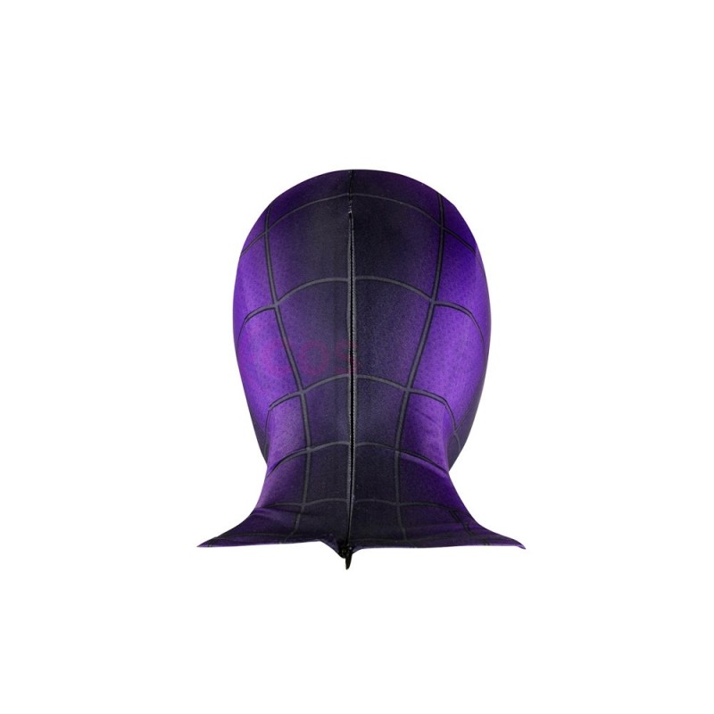 Marvel Spider-Man Miles Morales Costumes Purple Reign Cosplay Suit ...