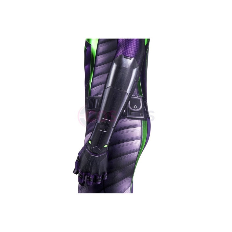 Marvel Spider-Man Miles Morales Costumes Purple Reign Cosplay Suit ...