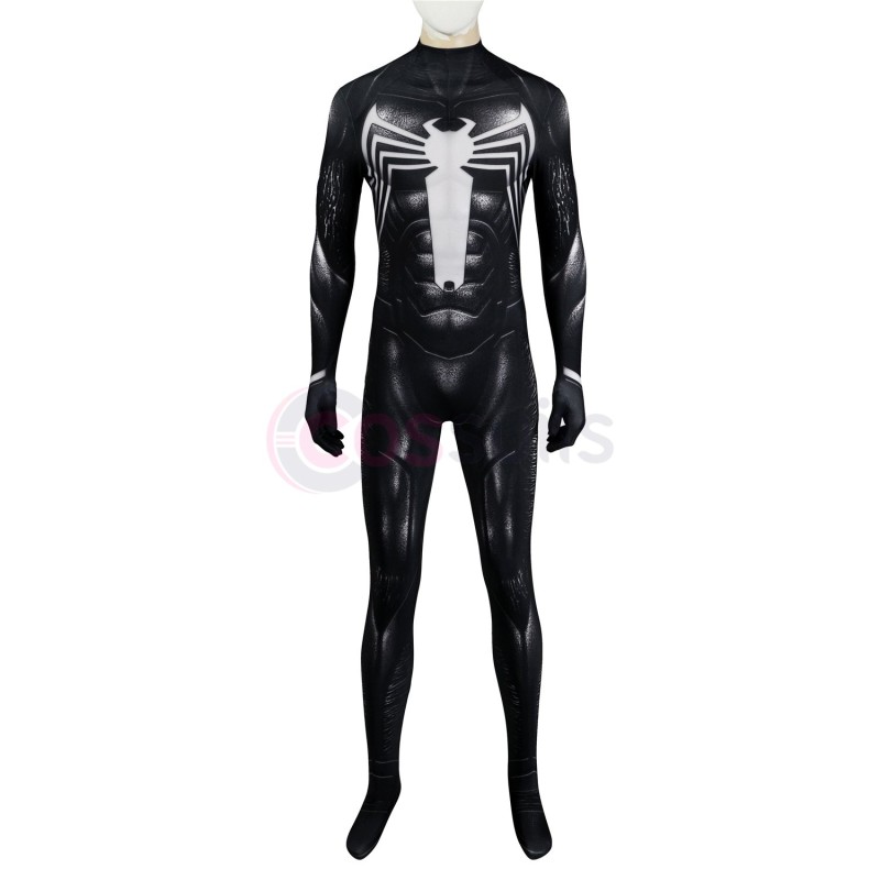 Venom Black Jumpsuit Marvel Spiderman 2 Cosplay Costumes - CosSuits
