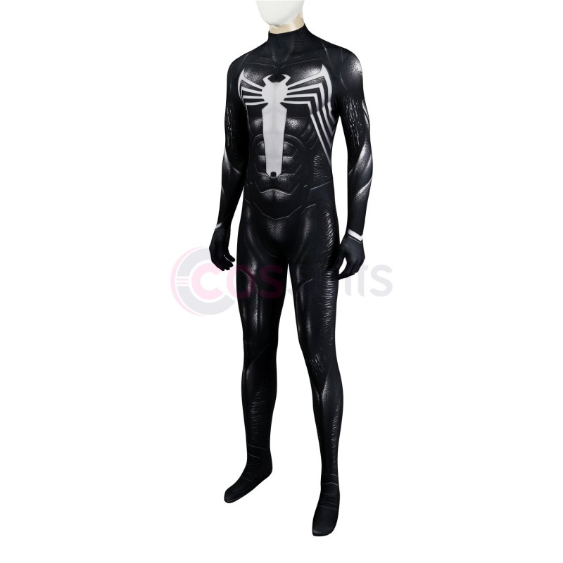 Venom Black Jumpsuit Marvel Spiderman 2 Cosplay Costumes - CosSuits