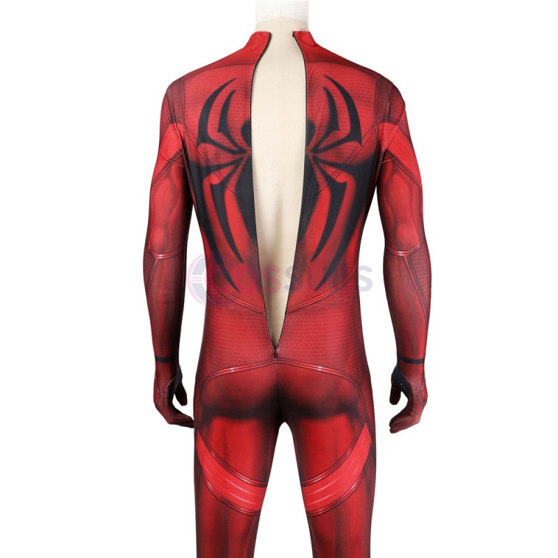 Scarlet Spider Ben Reilly Cosplay Costumes Spider-Man Across The Spider ...