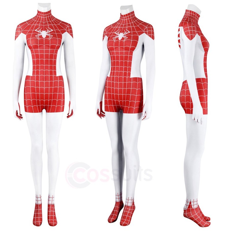 Spider-Man Mary Jane Watson Crimson She-Devil Cosplay Costume Earth ...