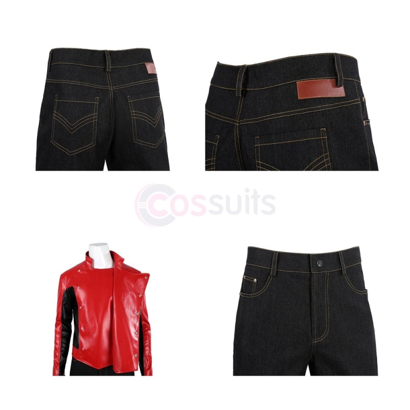 Spider Man 2 Last Stand Cosplay Costumes Red Leather Jacket Cosplay ...