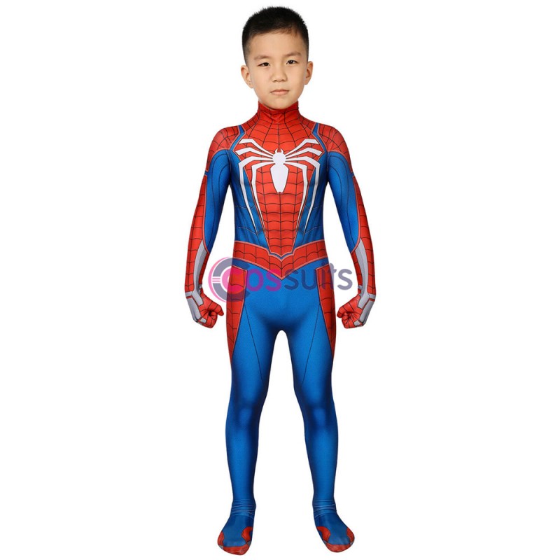 Spiderman Kids Suits Spiderman PS4 Cosplay Costume Halloween Costumes ...