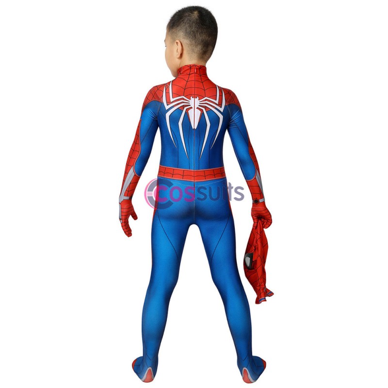 Spiderman Kids Suits Spiderman PS4 Cosplay Costume Halloween Costumes ...