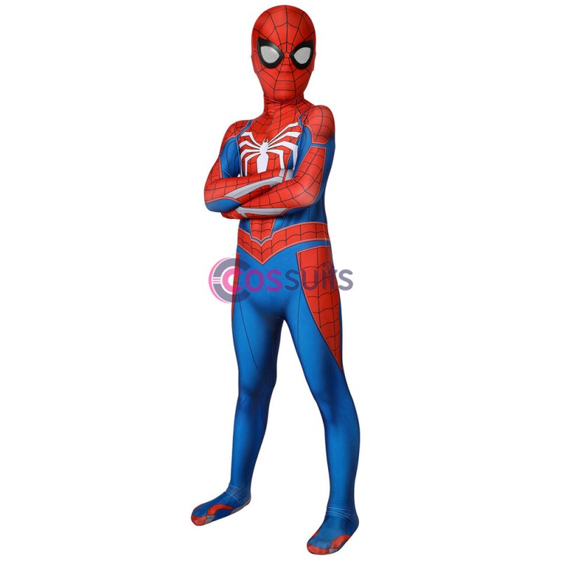 Spiderman Kids Suits Spiderman PS4 Cosplay Costume Halloween Costumes ...