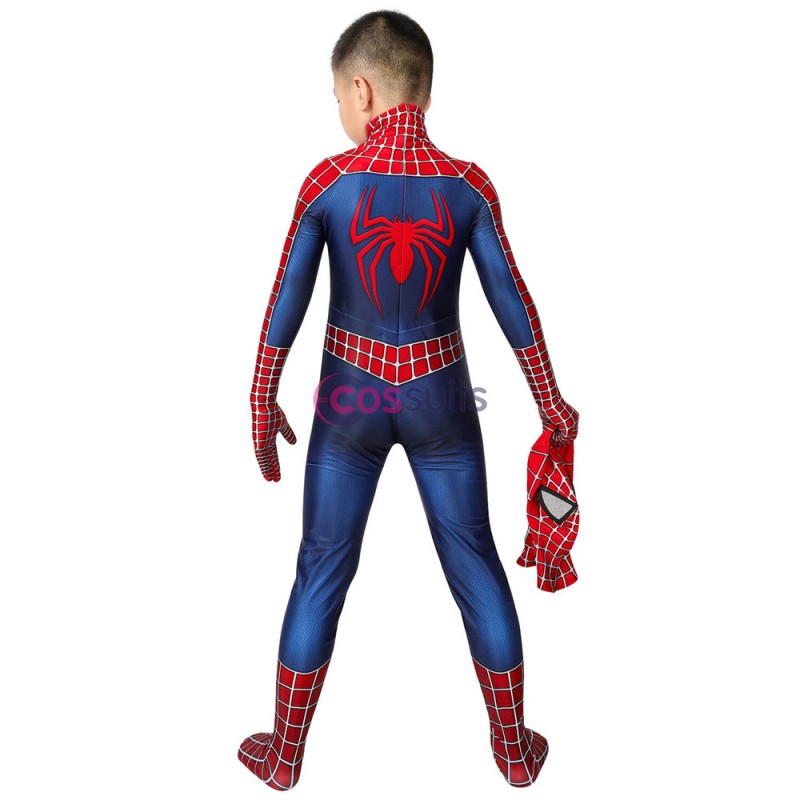 Spiderman Kids Suits Spider-man Tobey Maguire Cosplay Costume Children ...