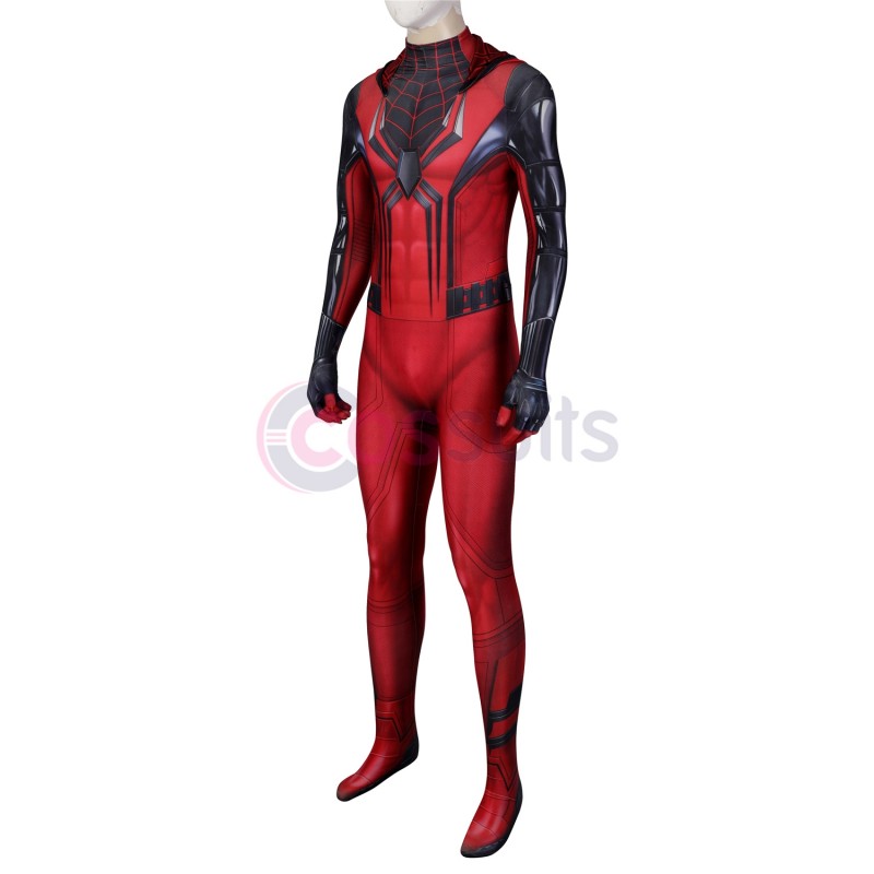 Spider-Man PS5 Crimson Cowl Cosplay Costumes Spiderman Cosplay ...