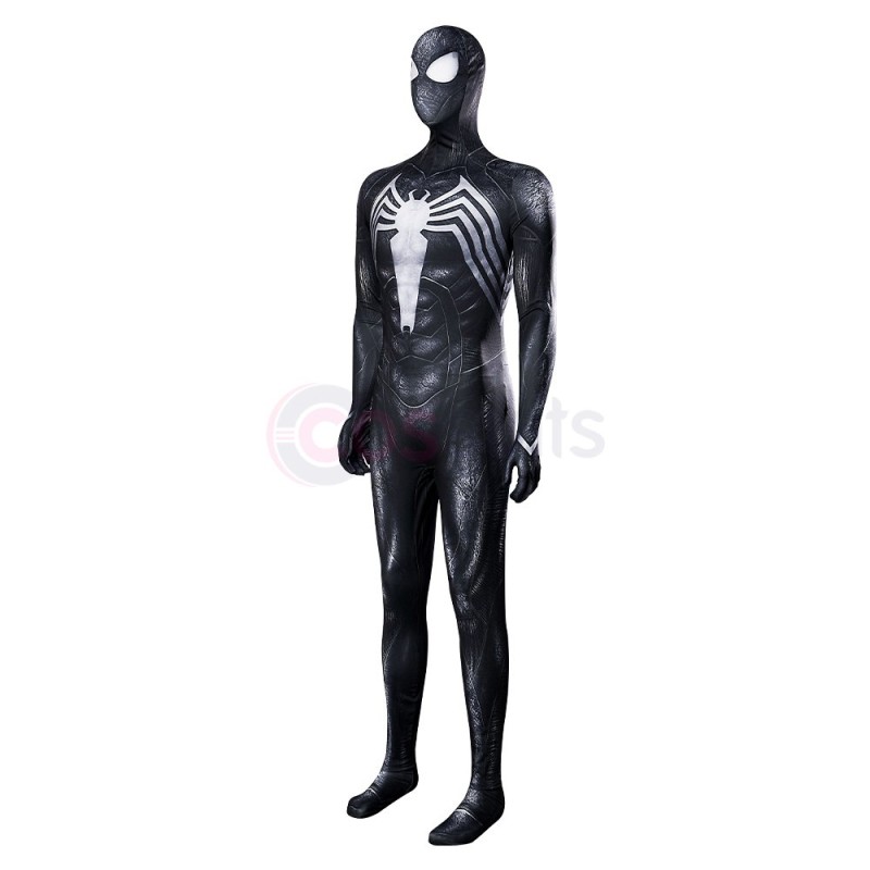Spider-Man 2 Venom Symbiote PS5 Cosplay Costumes Halloween Suit - CosSuits