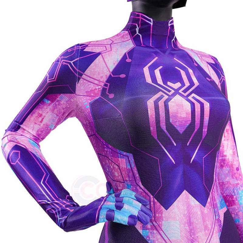 Female Spider-Byte Cosplay Costume Across the Spider-Verse Halloween ...