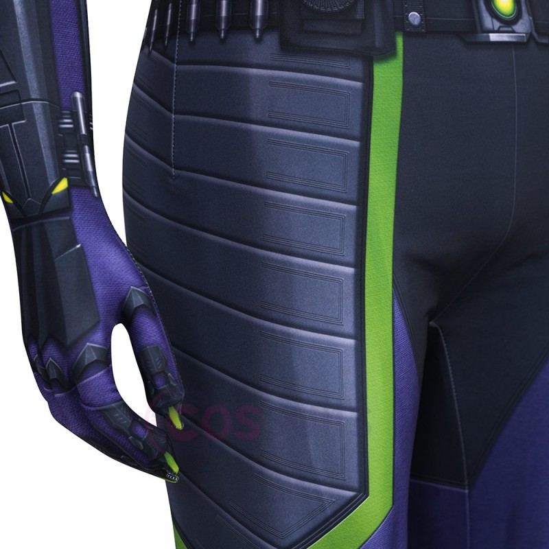 Spider-Man 2 Miles Morales Purple Reign Cosplay Jumpsuit Costume - CosSuits
