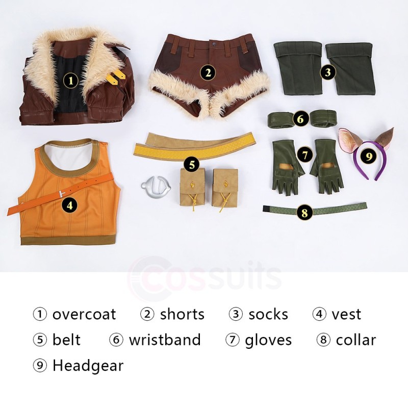 Marvel Rivals Squirrel Girl Version 2 Halloween Cosplay Costumes - CosSuits