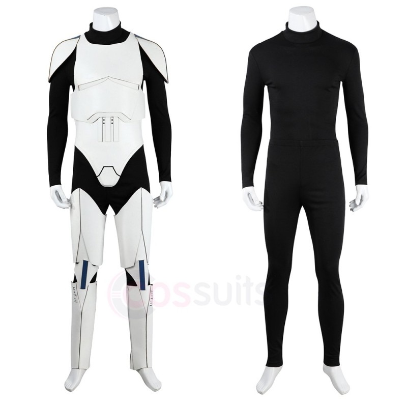 Star Wars The Clone Wars Captain Rex Cosplay Costume Full Halloween ...