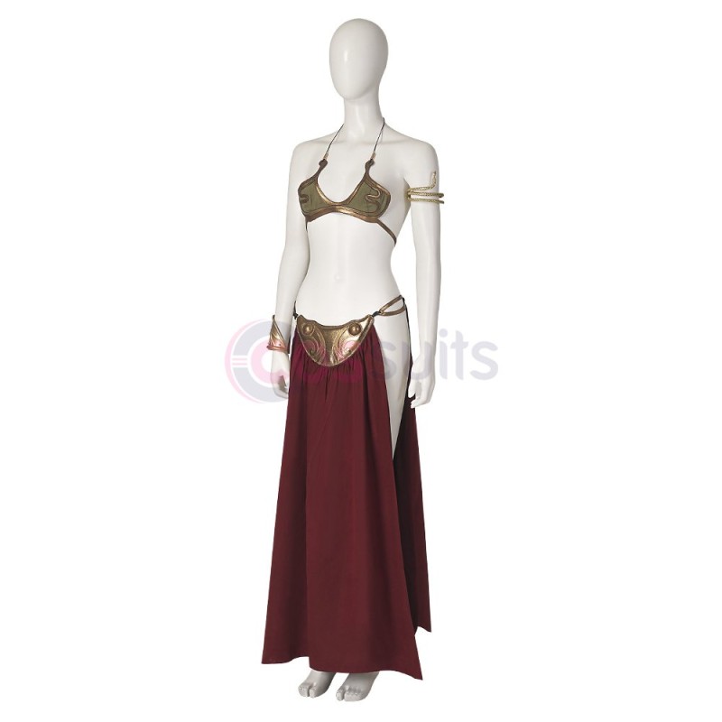 Star Wars 6 Princess Leia Cosplay Costumes Top Level Outfit - CosSuits