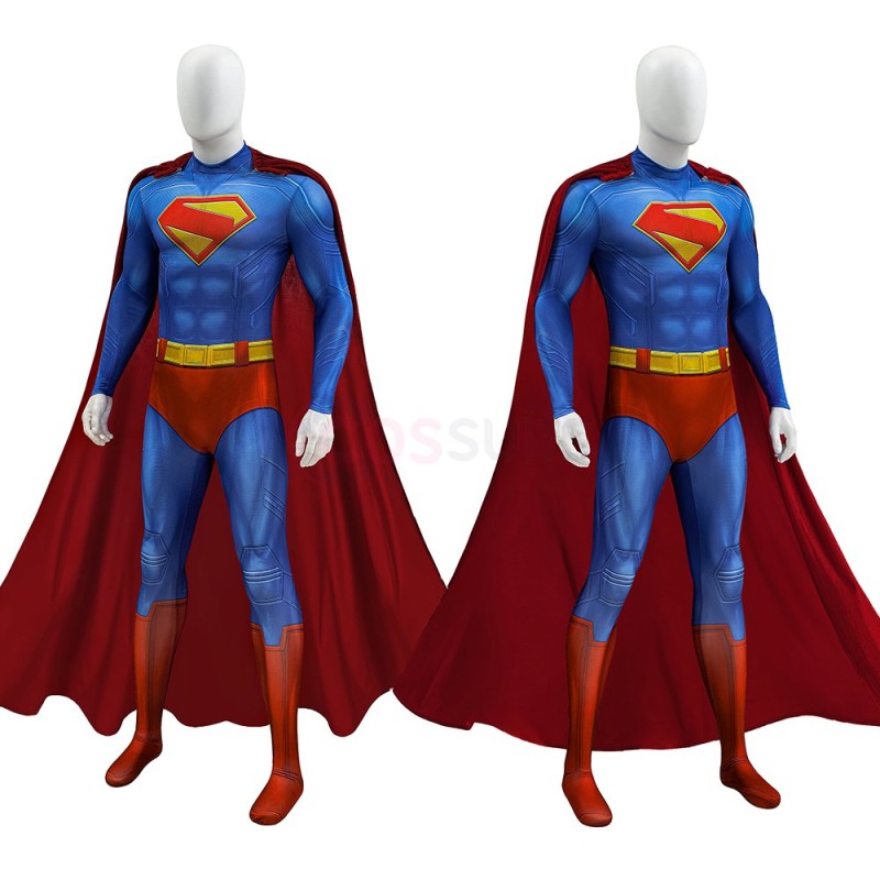 Movie Clark Kent Cosplay Costumes Jumpsuits For Halloween - CosSuits