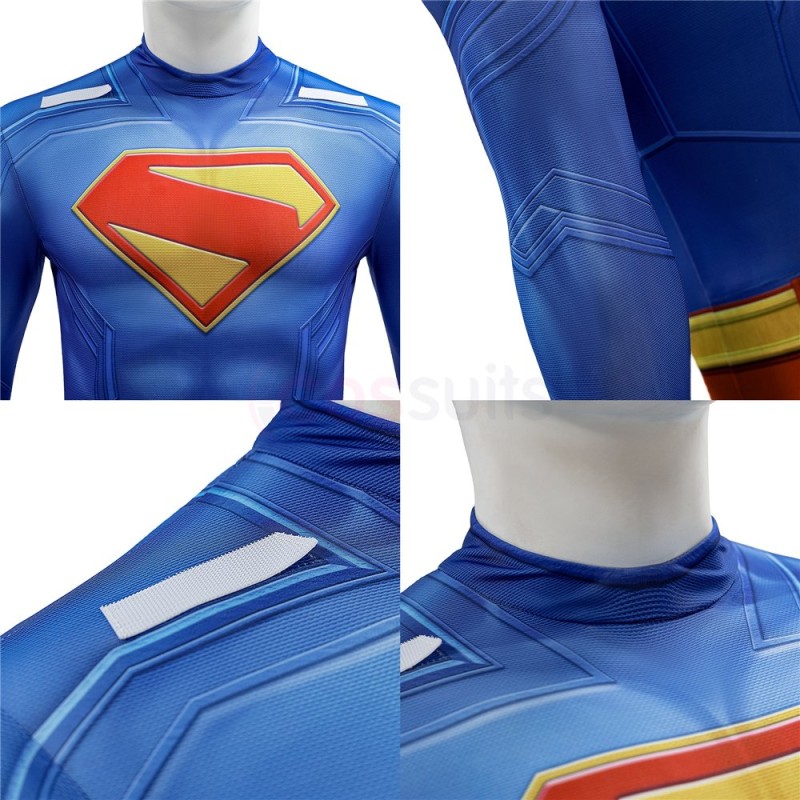 Movie Clark Kent Cosplay Costumes Jumpsuits For Halloween - CosSuits