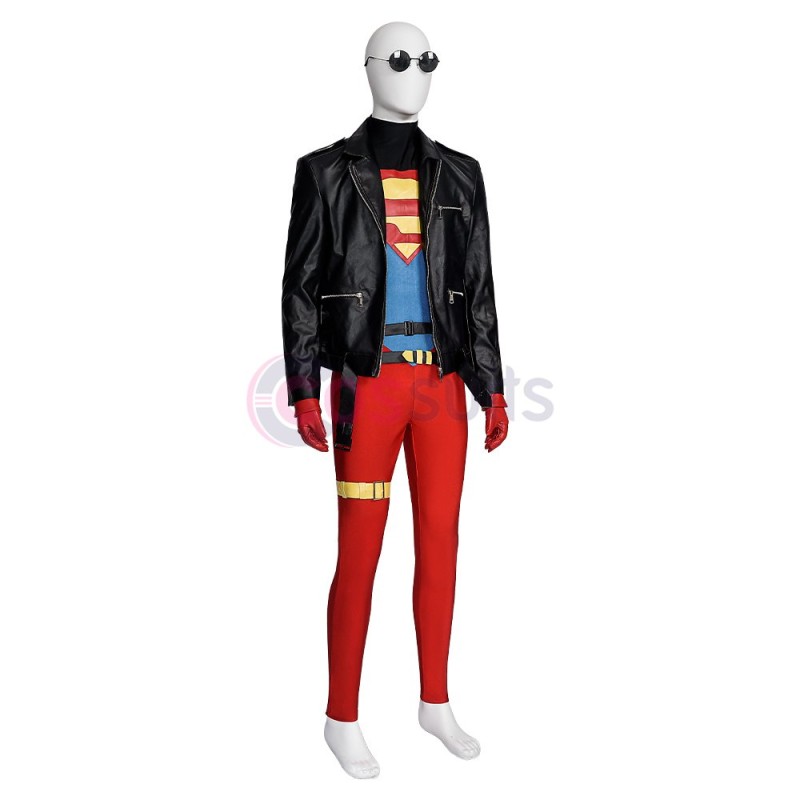 Superhero Conner Kent Cosplay Costume For Halloween - CosSuits