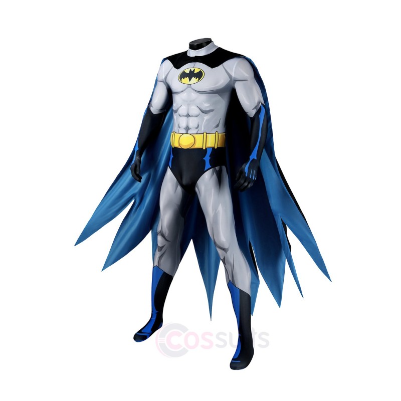 Bruce Wayne 2004 TV Series Cosplay Costume Knights of Dark Jumpsuit ...