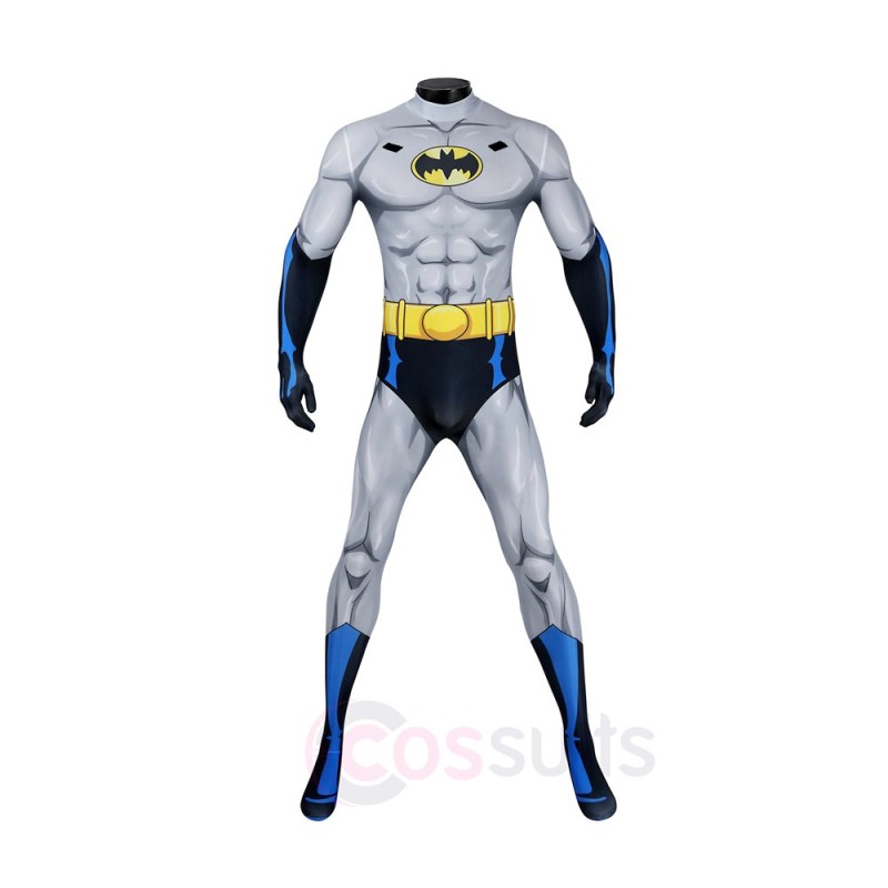 Bruce Wayne 2004 TV Series Cosplay Costume Knights of Dark Jumpsuit ...