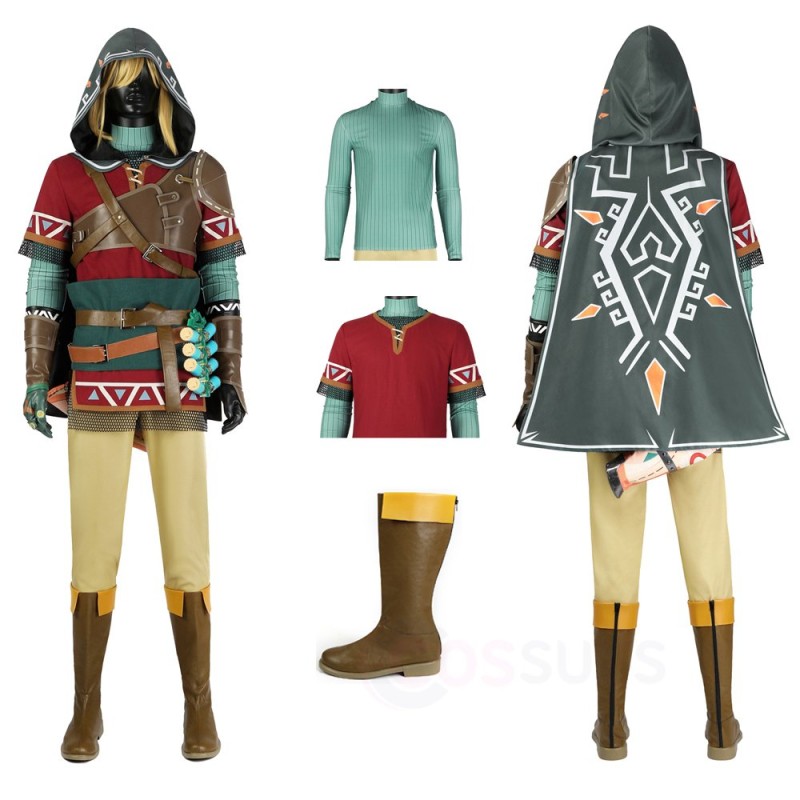 The Legend of Zelda Tears of the Kingdom Cosplay Costume link Hylian ...