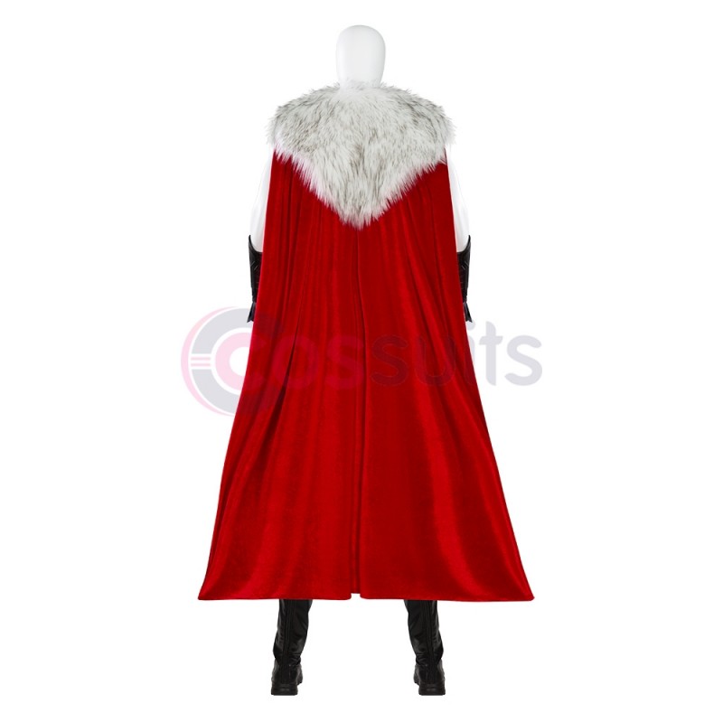 Thor 4 Love and Thunder Cosplay Costume Thor Fur Collar Version Suit ...