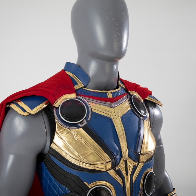 Thor 4 Love And Thunder Cosplay Costumes Thor Blue Suits - CosSuits