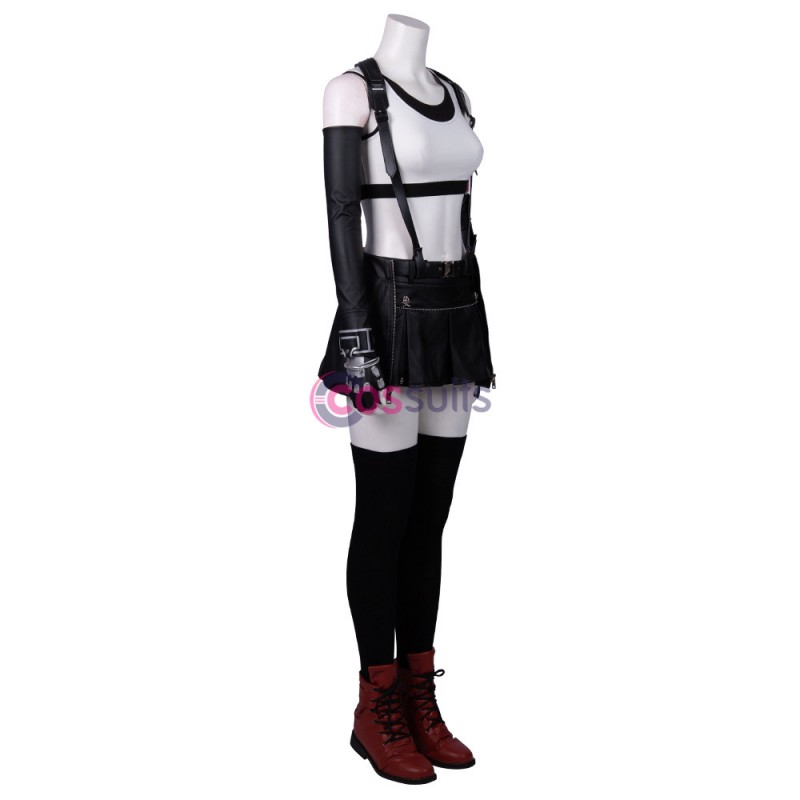 Tifa Cosplay Costume Final Fantasy VII Remake Cosplay Suit - CosSuits