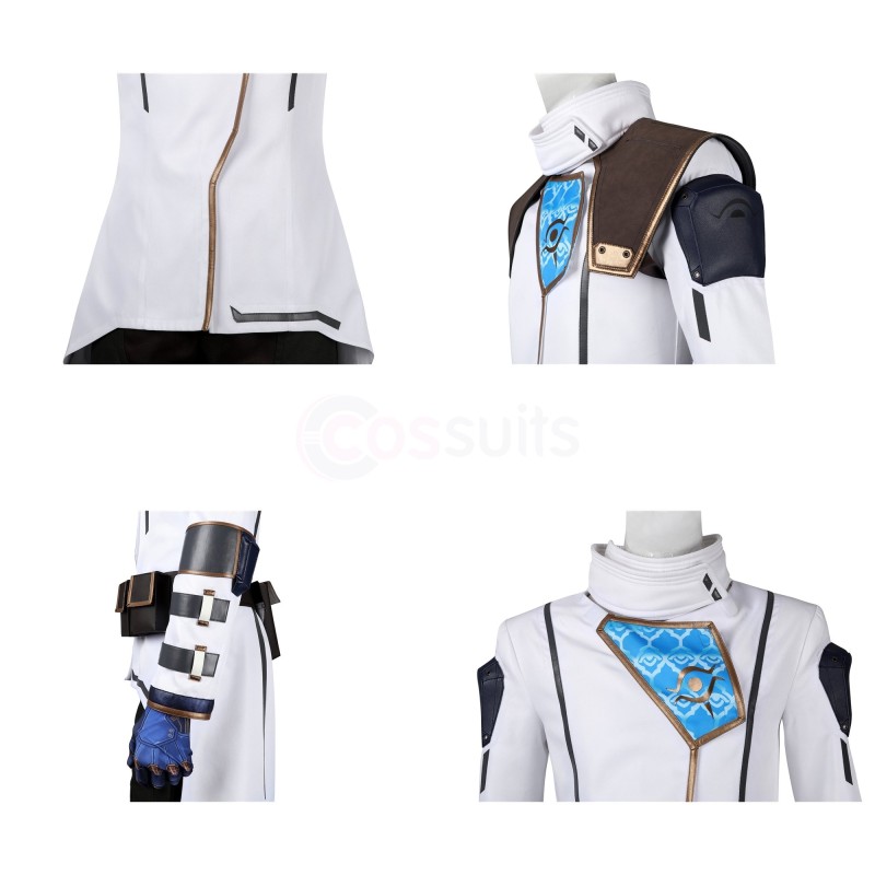 Valorant Cypher White Cosplay Costumes - CosSuits
