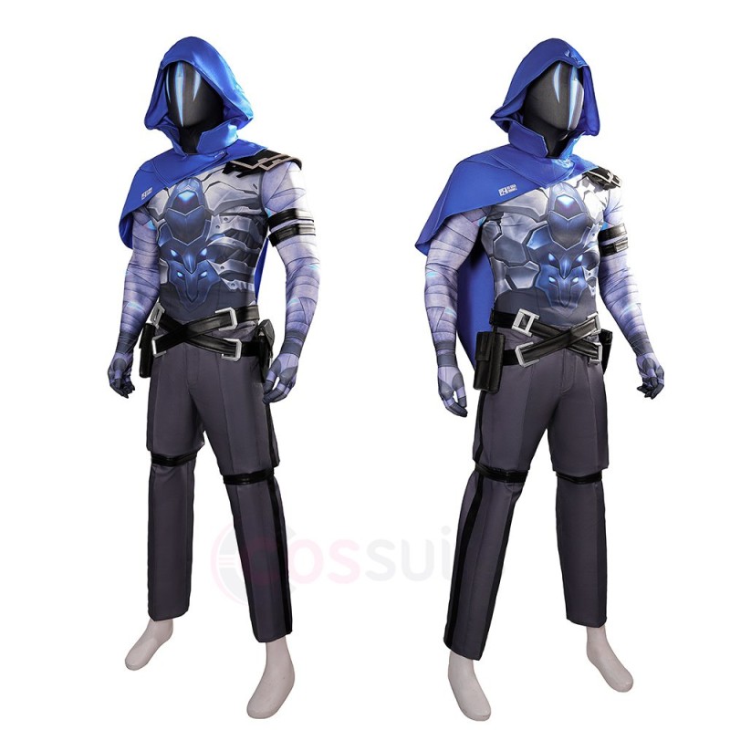 Omen Cosplay Costume VALORANT HQ Printed Cosplay Suit - CosSuits